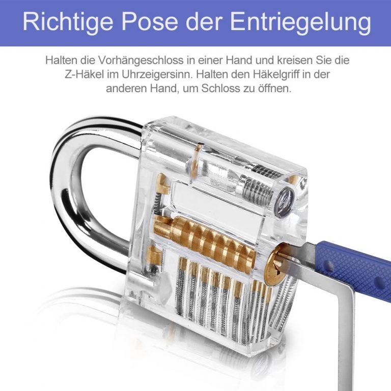 Lockpicking Lockpick Set Professional 19-piece lock pick set with 2 ...