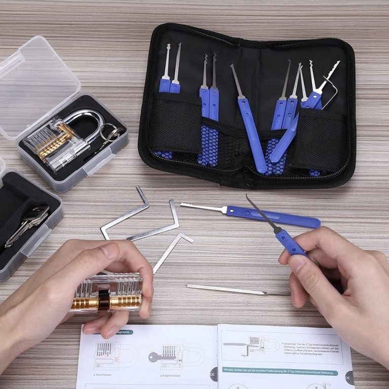 Lockpicking Lockpick Set Professional 19-piece lock pick set with 2 ...